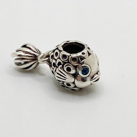 Pandora | Jewelry | Authentic Pandora Charm Fish With Blue Eyes Splish ...